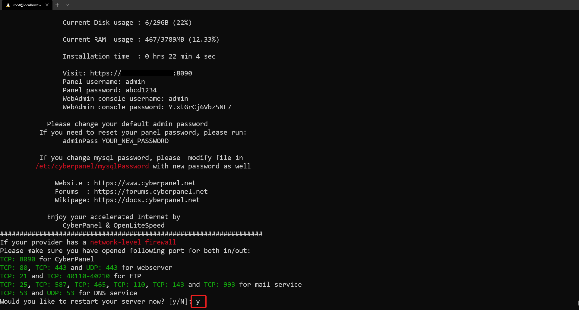 How to CyberPanel install in Ubuntu or CentOS VPS - Anish Mandal Blog