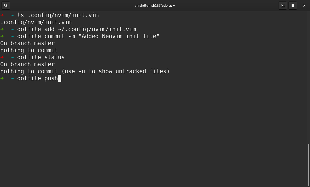 How Create Dotfiles Repository Using Git Bare Anish Mandal Blog