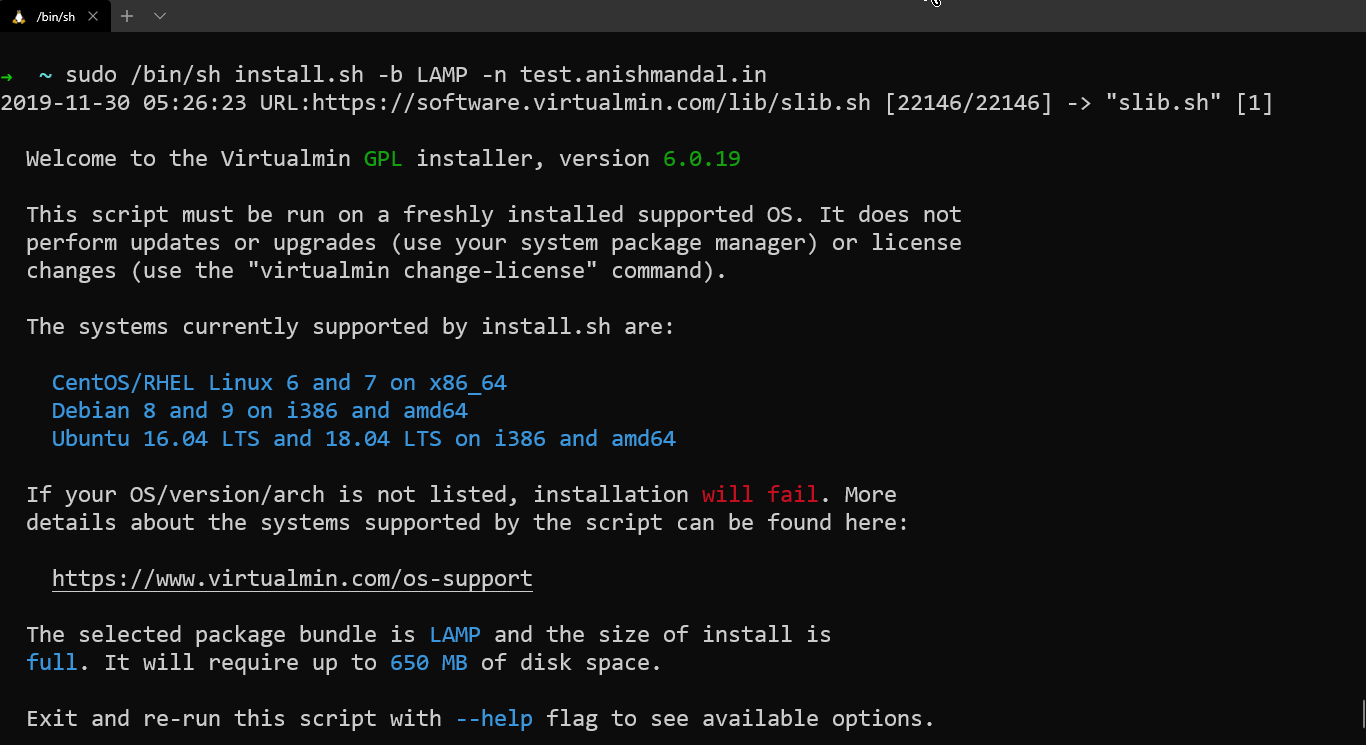 How To Install Virtualmin Control Panel In Ubuntu 18 04 Server On Vps