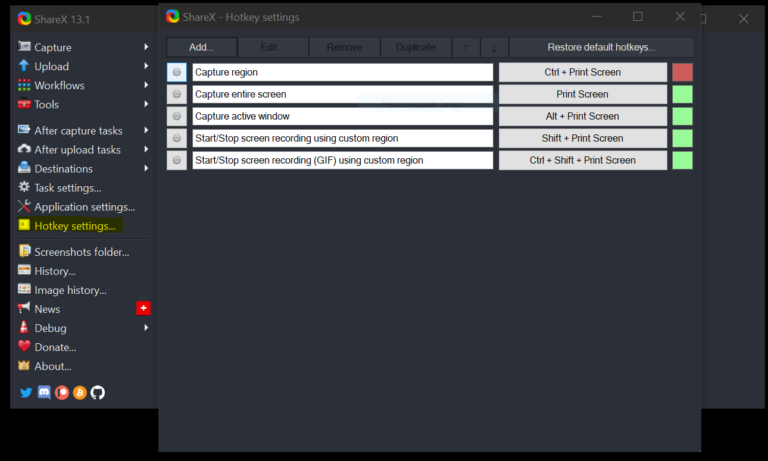 How to use ShareX free open source screenshot and recording Tool ...